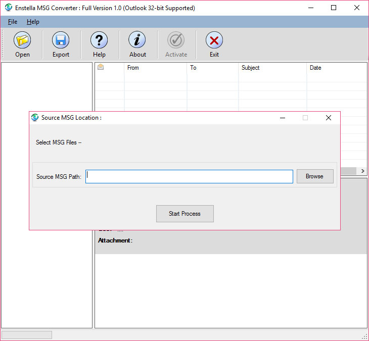 MSG Converter Software to Convert MSG File in multiple formats